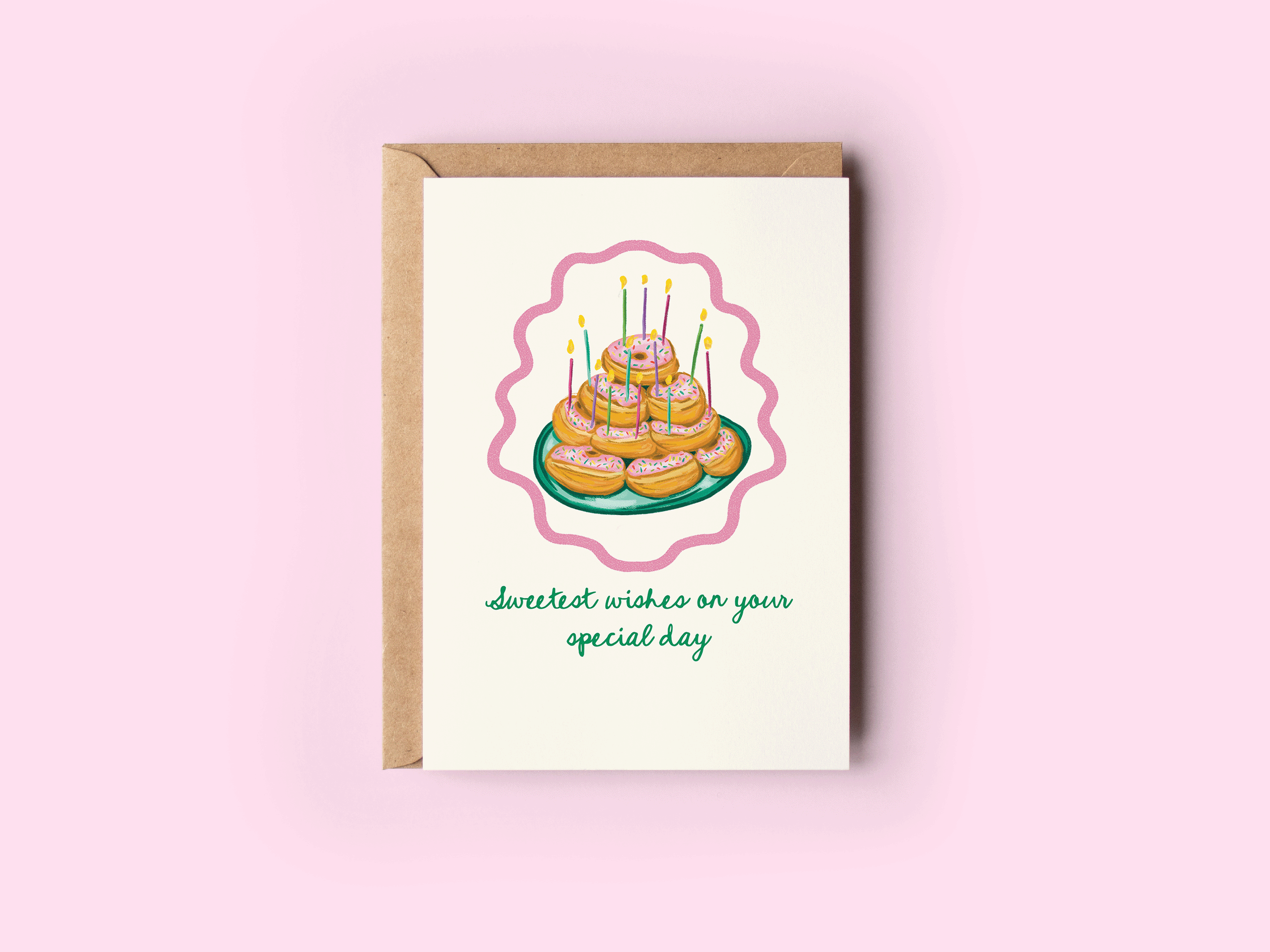 The Shelley Society - Sweetest Wishes Donuts & Sprinkles Birthday Gree